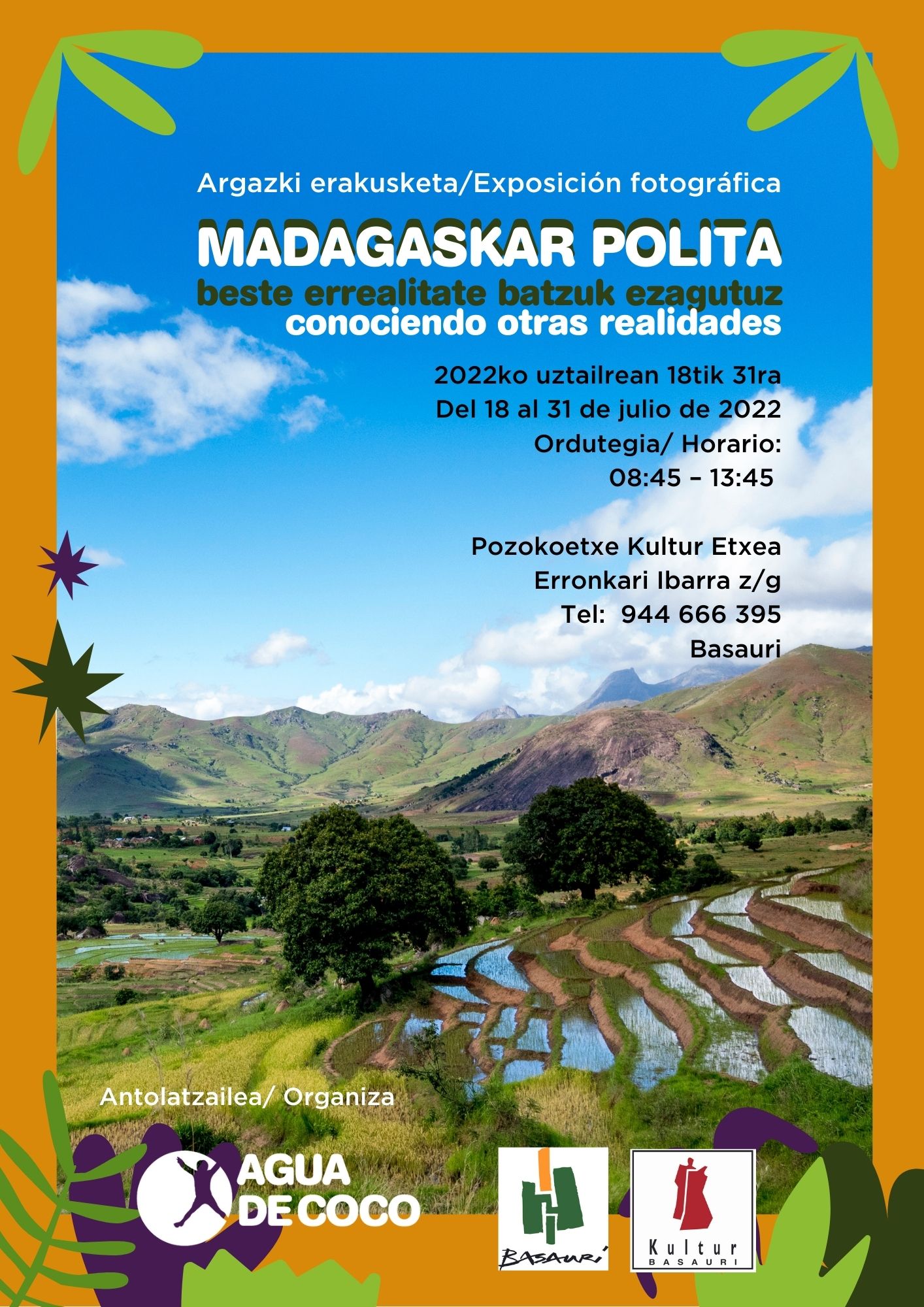 Exposición y taller infantil. Madagascar Bonito en Basauri (Kultur ...